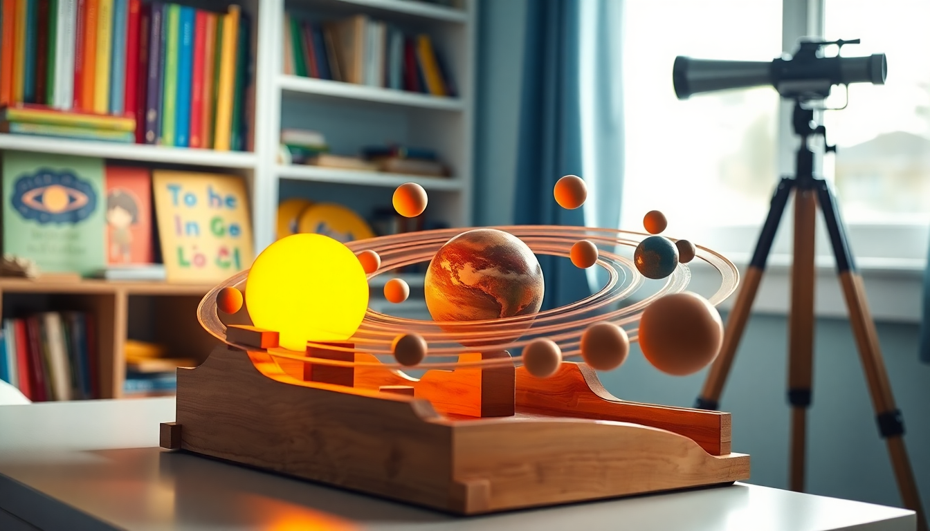 Discover the Best Wood Solar System Globe for Kids at ChildrenToyStore ...