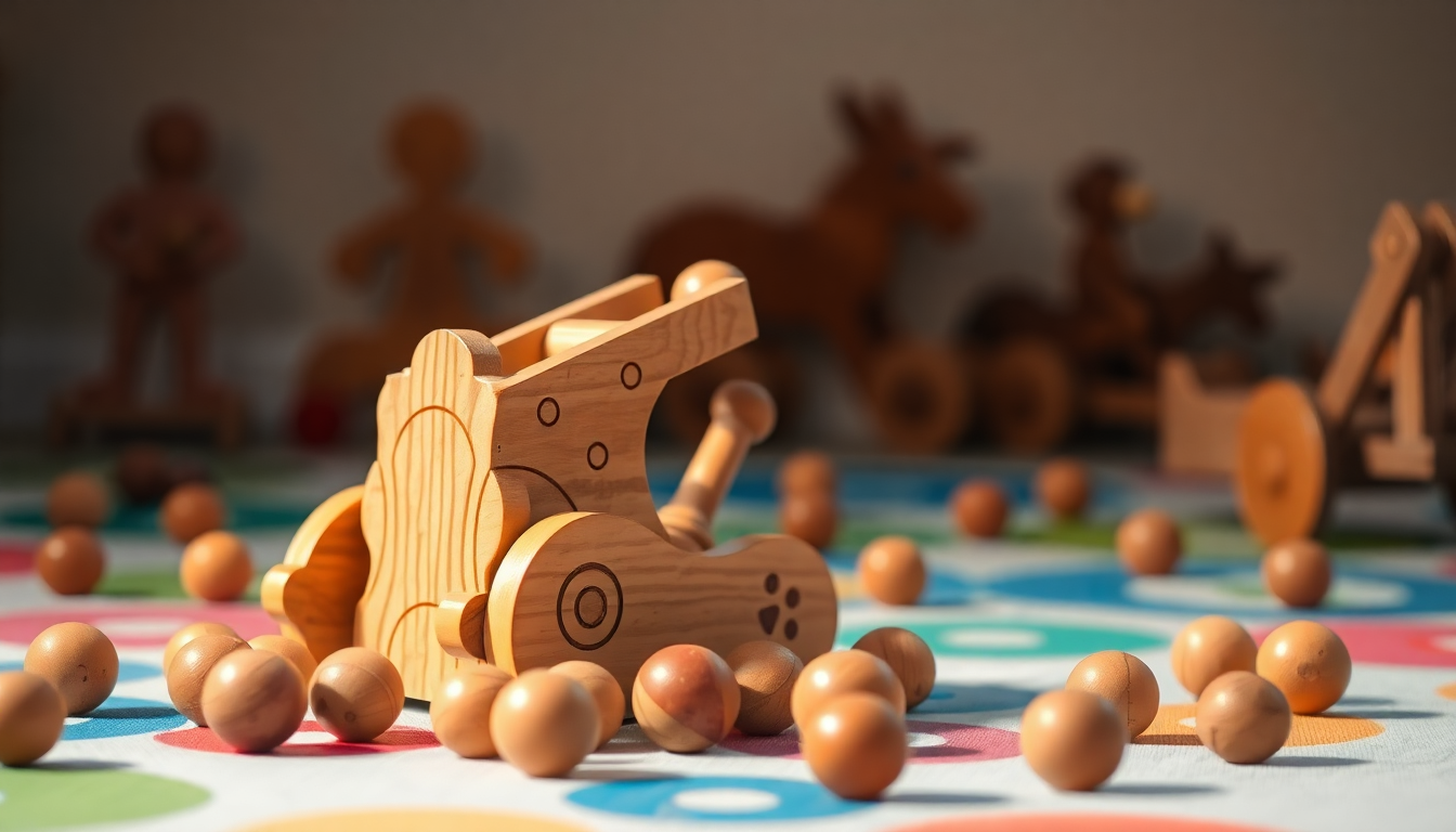Discover the Thrilling Wooden Toy Catapult Board Game for Children at ...