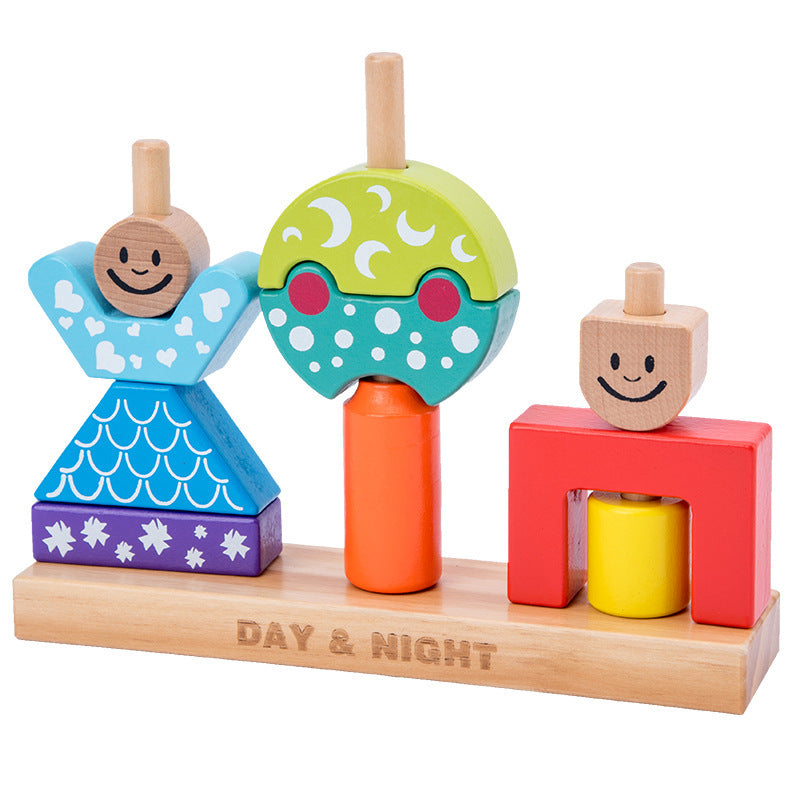 Day and night together with wooden toys – Children Toys Store