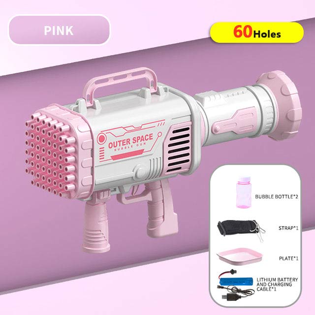 60-hole Super Rocket Bubble Machine – Children Toys Store