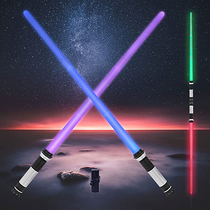 Induction Color Changing Laser Retractable Light-emitting Sword Toy ...