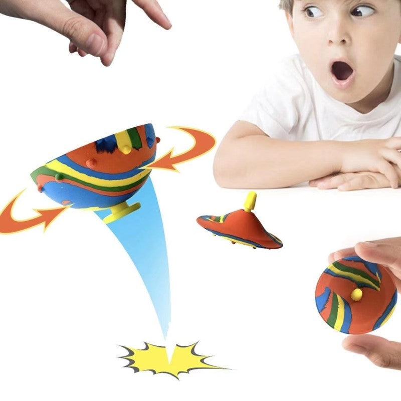 Children Toys Camouflage Bounce Rubber Popping Bowls Novelty Elastic H ...