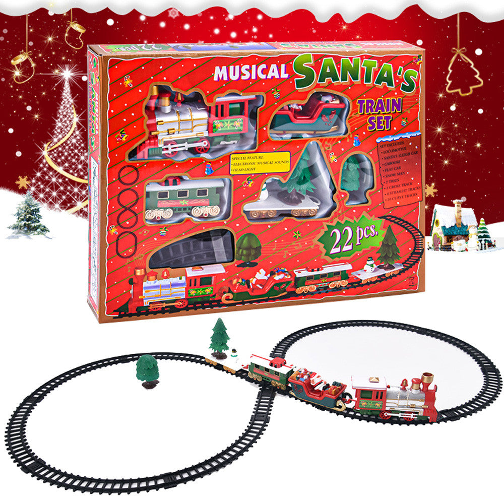 Toy Train Set with Lights and Sounds Train Set Railway Tracks ...