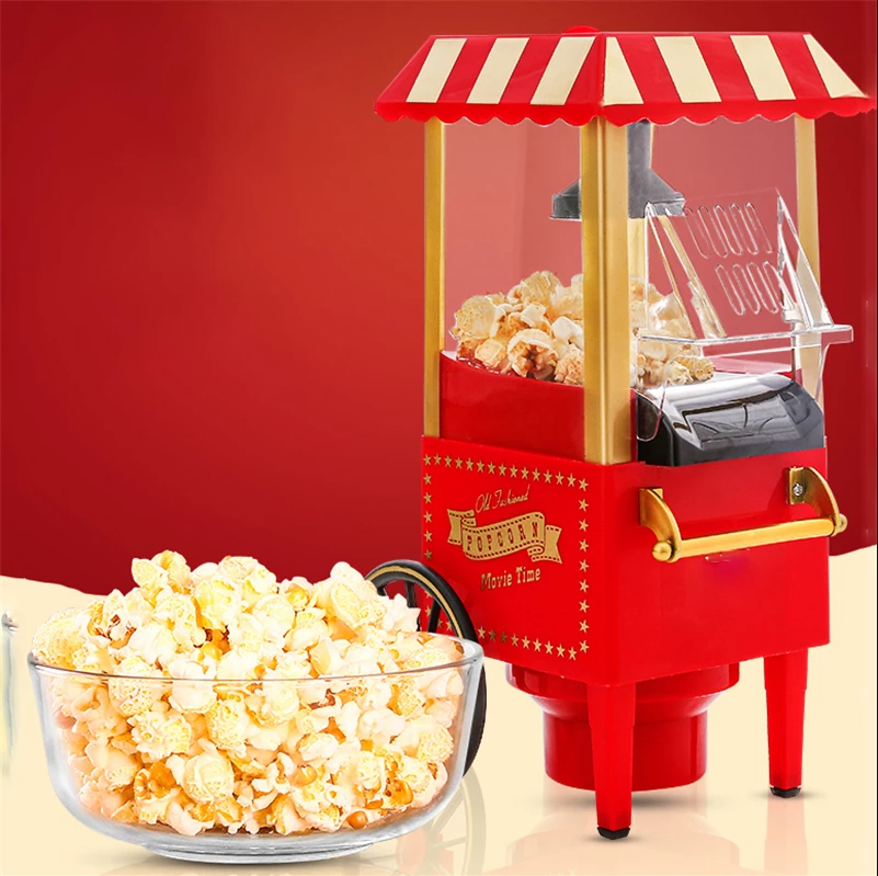 Classic Car Popcorn Machine Mini Small Popcorn Machine Blow-type Popco ...
