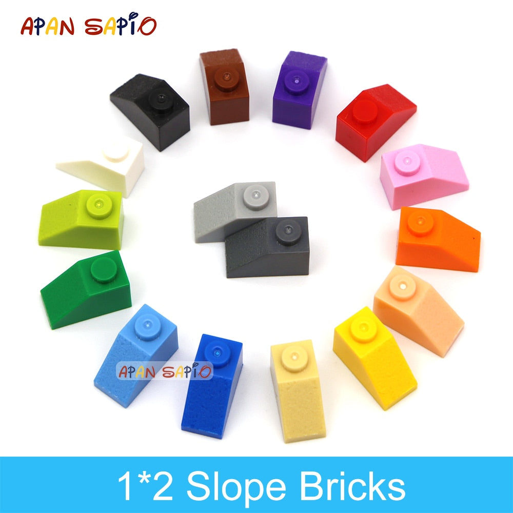 Building Blocks Thick Figures Bricks Slope – Children Toys Store
